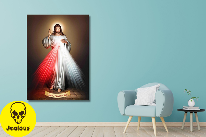 Jesus Divine Mercy I Trust In You, Prints, Home Hanging Pic | Inspire ...