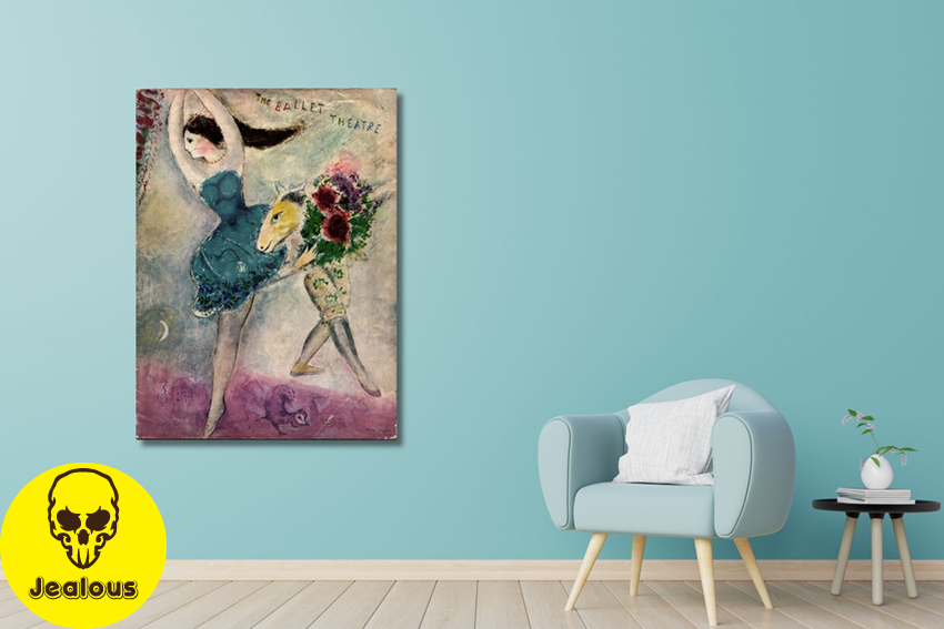 Marc Chagall The Artists Green Profile Art Print,Chagall Exh - Inspire ...