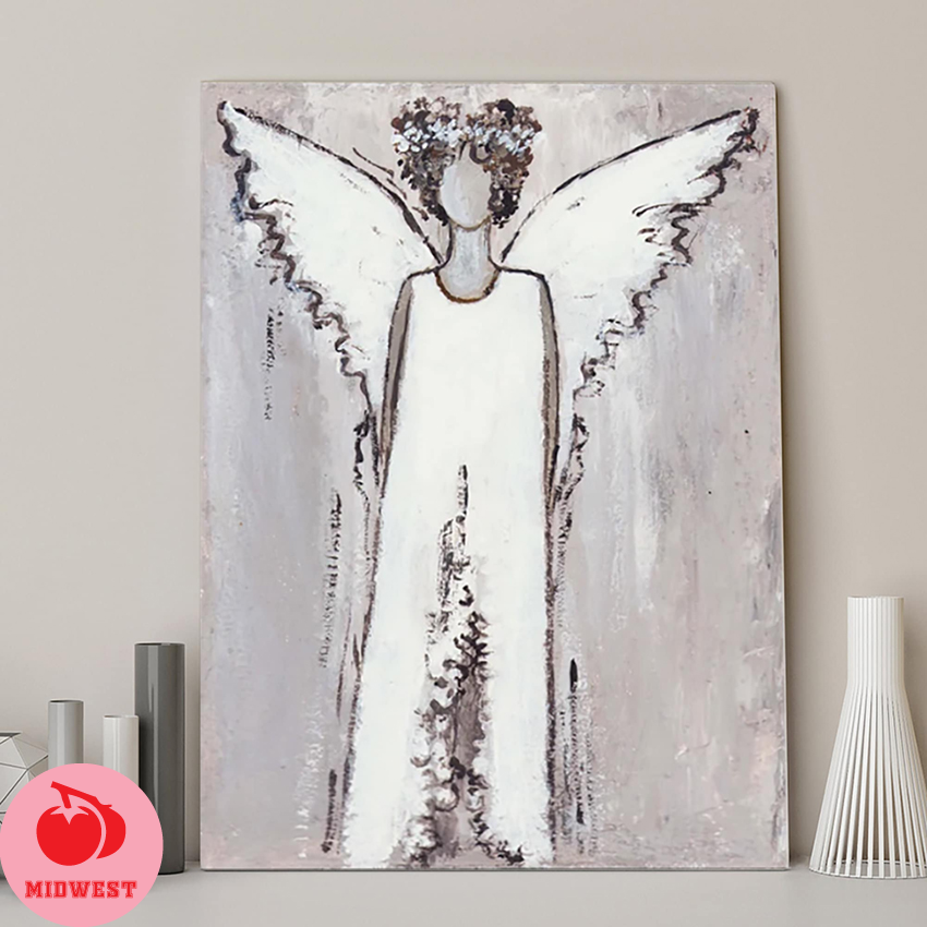 Angel Abstract Wall Art Painting, Angel Canvas Wall Decorati - Inspire ...
