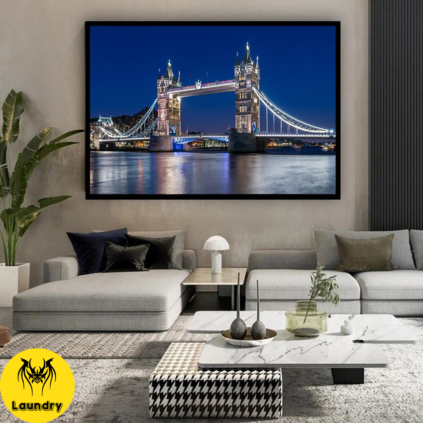 Tower Bridge canvas wall art , london canvas painting ,,land | Inspire Uplift