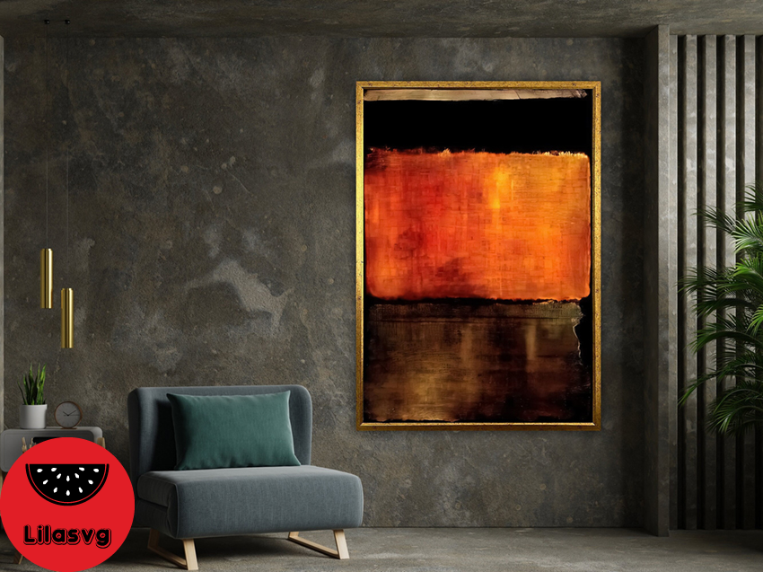mark rothko red canvas wall art , mark rothko production , m | Inspire ...