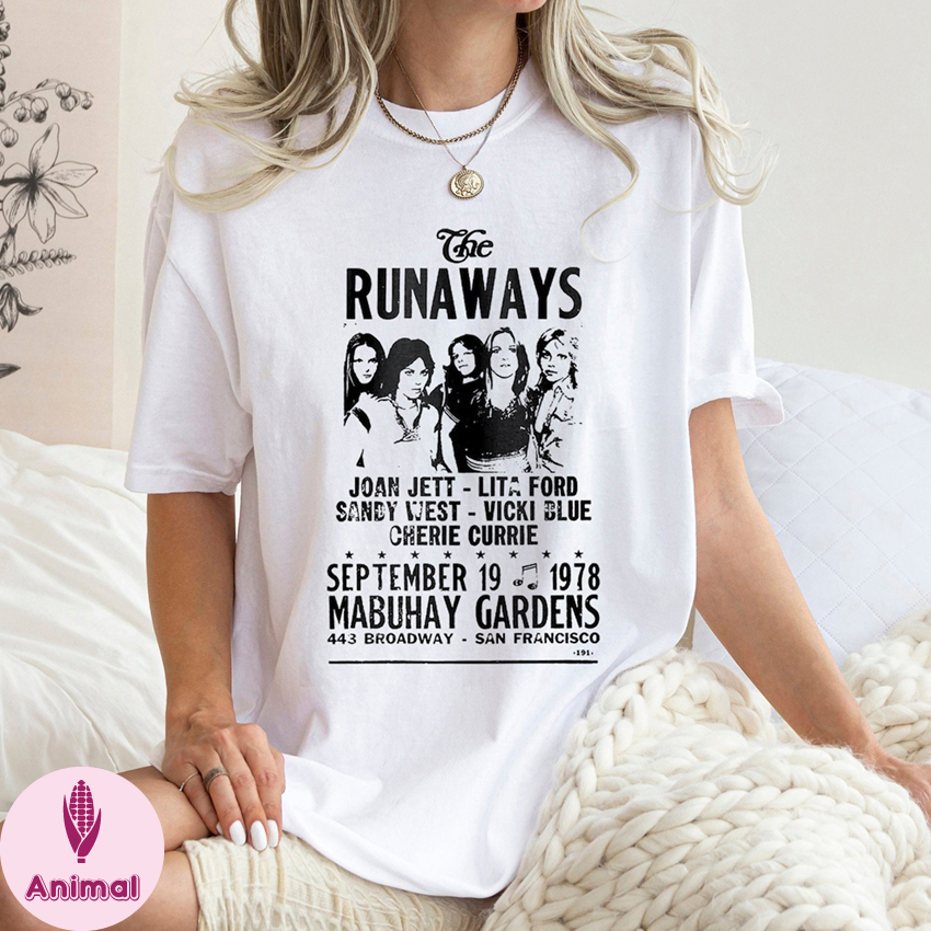 Vintage 70s The Runaways TShirt 70s Nostalgia Music Concert | Inspire ...