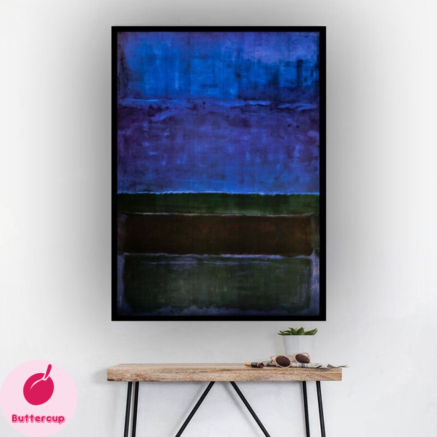 mark rothko blue abstract canvas wall art , mark rothko pain | Inspire ...
