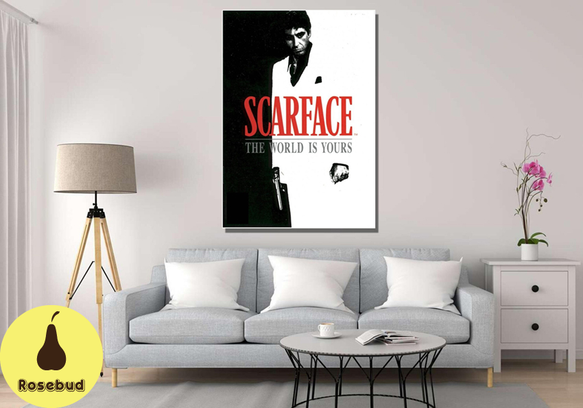 Scarface Canvas Wall Art,Gangsters Canvas Print,Tony Montana | Inspire ...