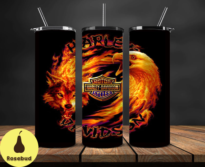 Harley 20 oz Tumbler, Motor Harley Tumbler, Harley Davidson | Inspire ...
