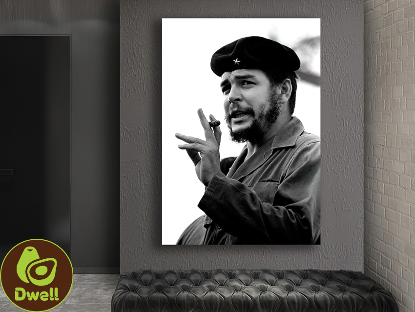 Che Guevara in Black and White,Painting, Che Guevara, Black | Inspire ...