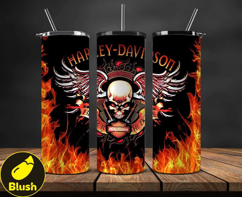 Harley 20 oz Tumbler, Motor Harley Tumbler, Harley Davidson | Inspire ...