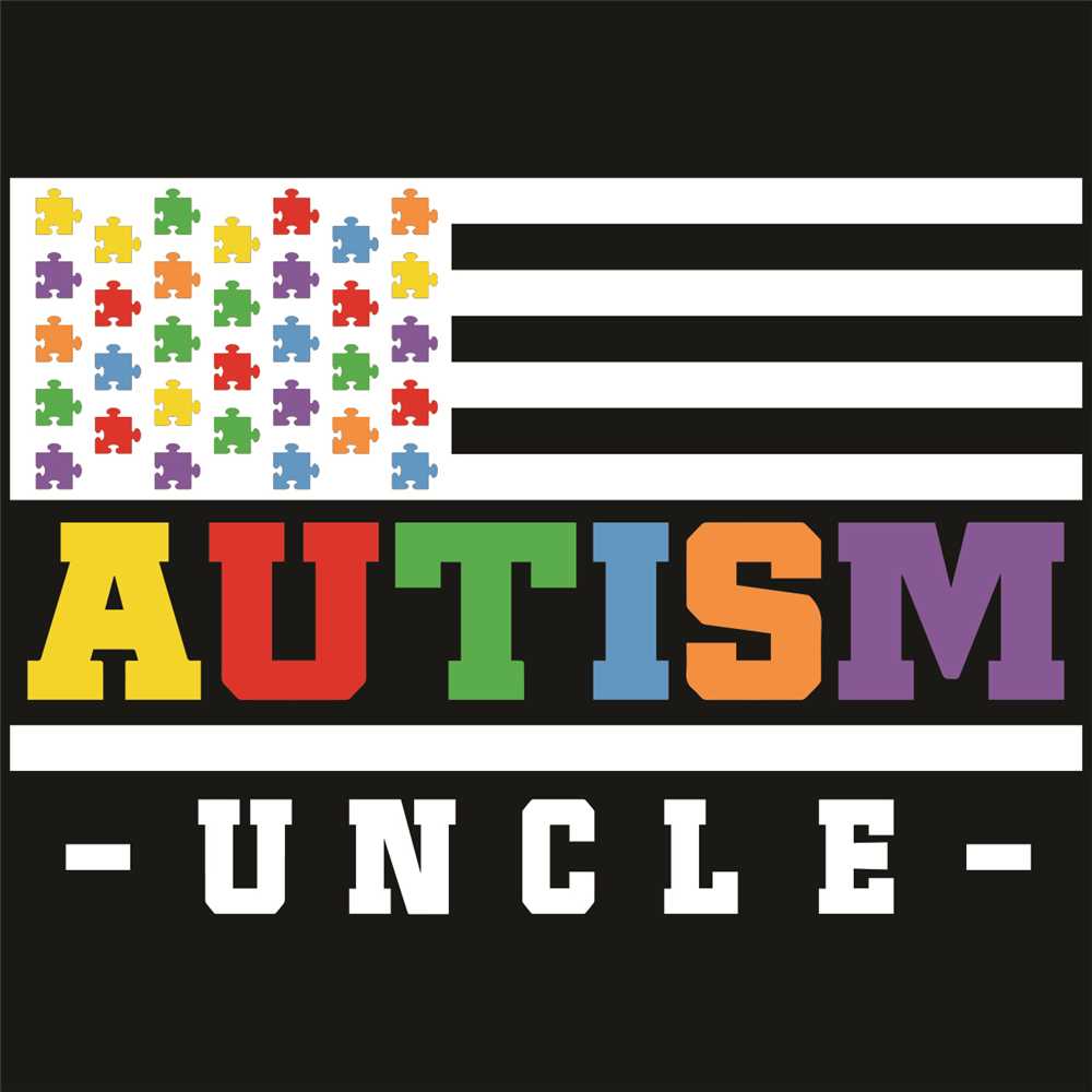 Autism Uncle America Flag Svg, Awareness Svg, Autism Svg, Au - Inspire ...