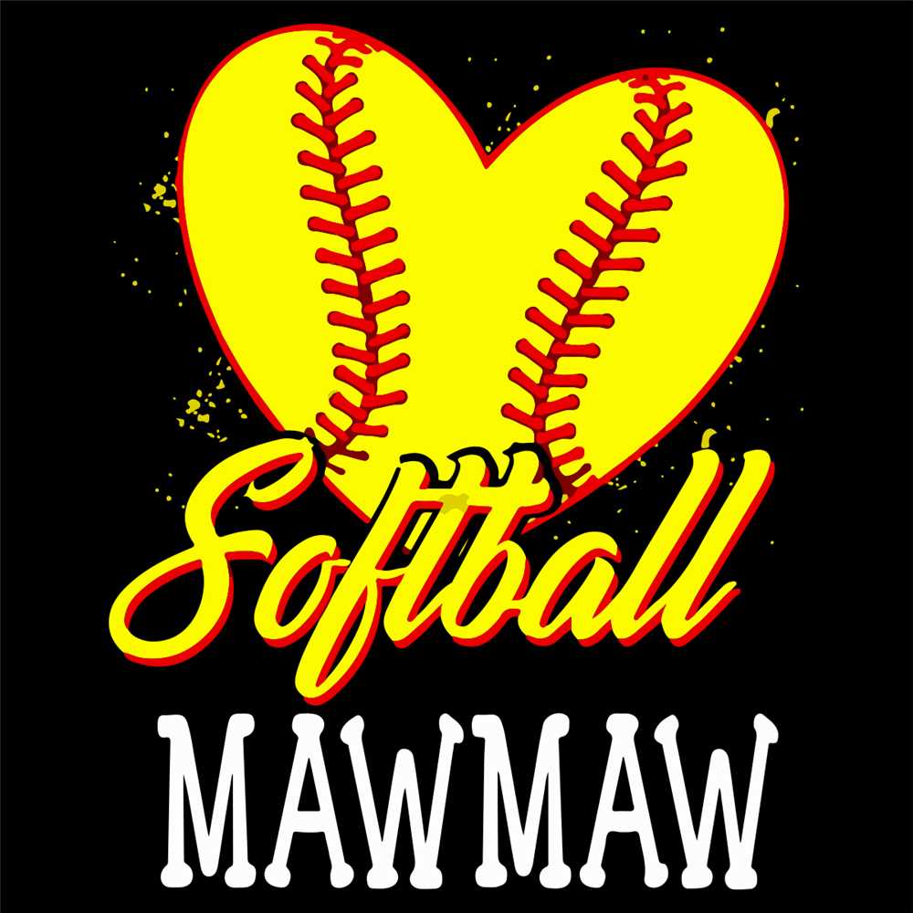 Softball Maw Maw Svg, Mothers Day Svg, Mom Svg, Mom Love Svg | Inspire ...