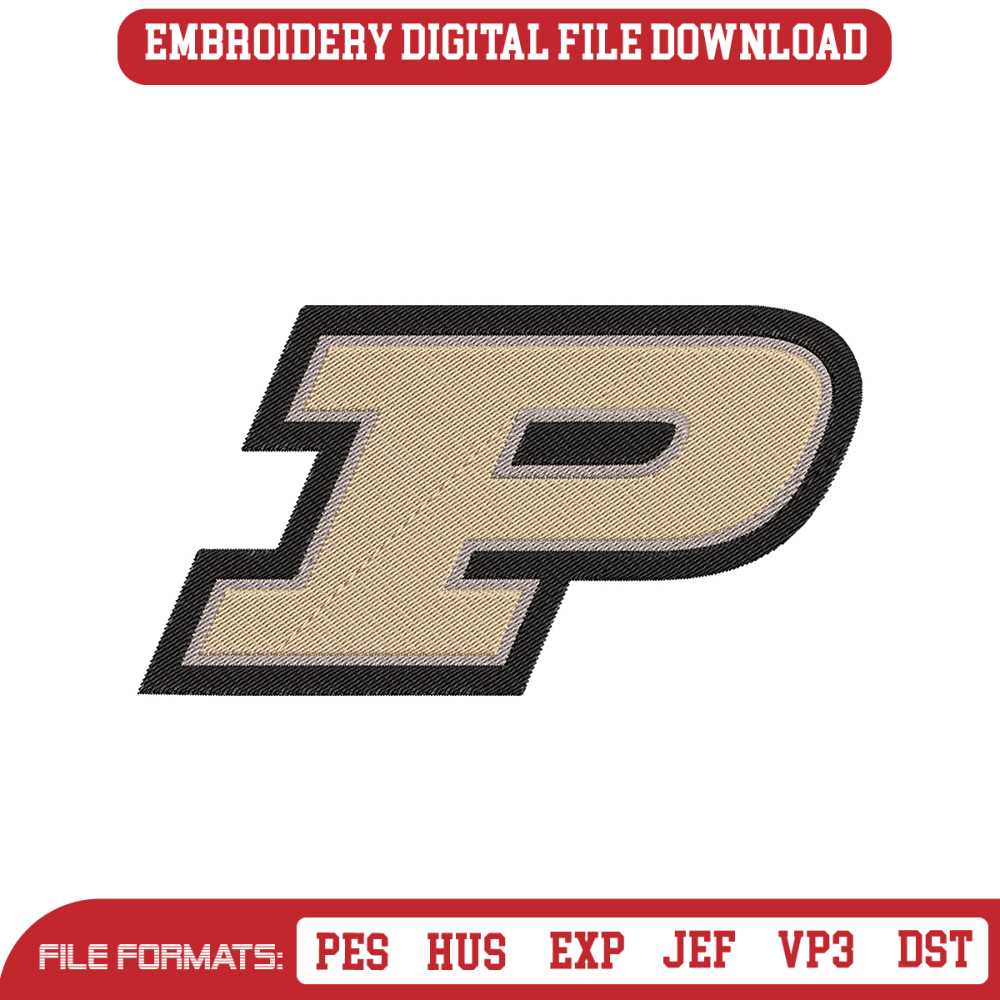 Purdue Boilermakers Logo NCAA Embroidery Design Download Fil | Inspire ...