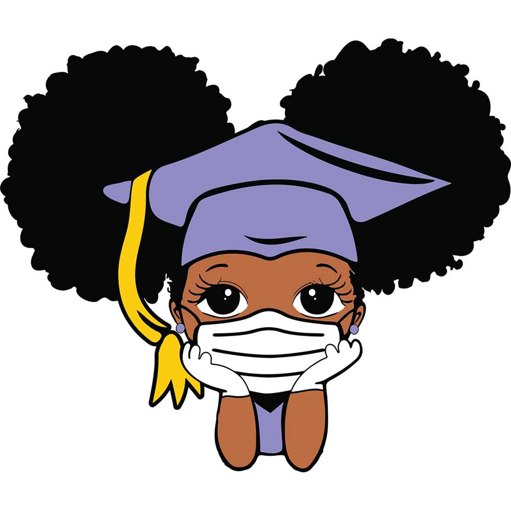 Black Girl Graduation,Black Girl Svg,Peekaboo Afro Girl, Bla | Inspire ...