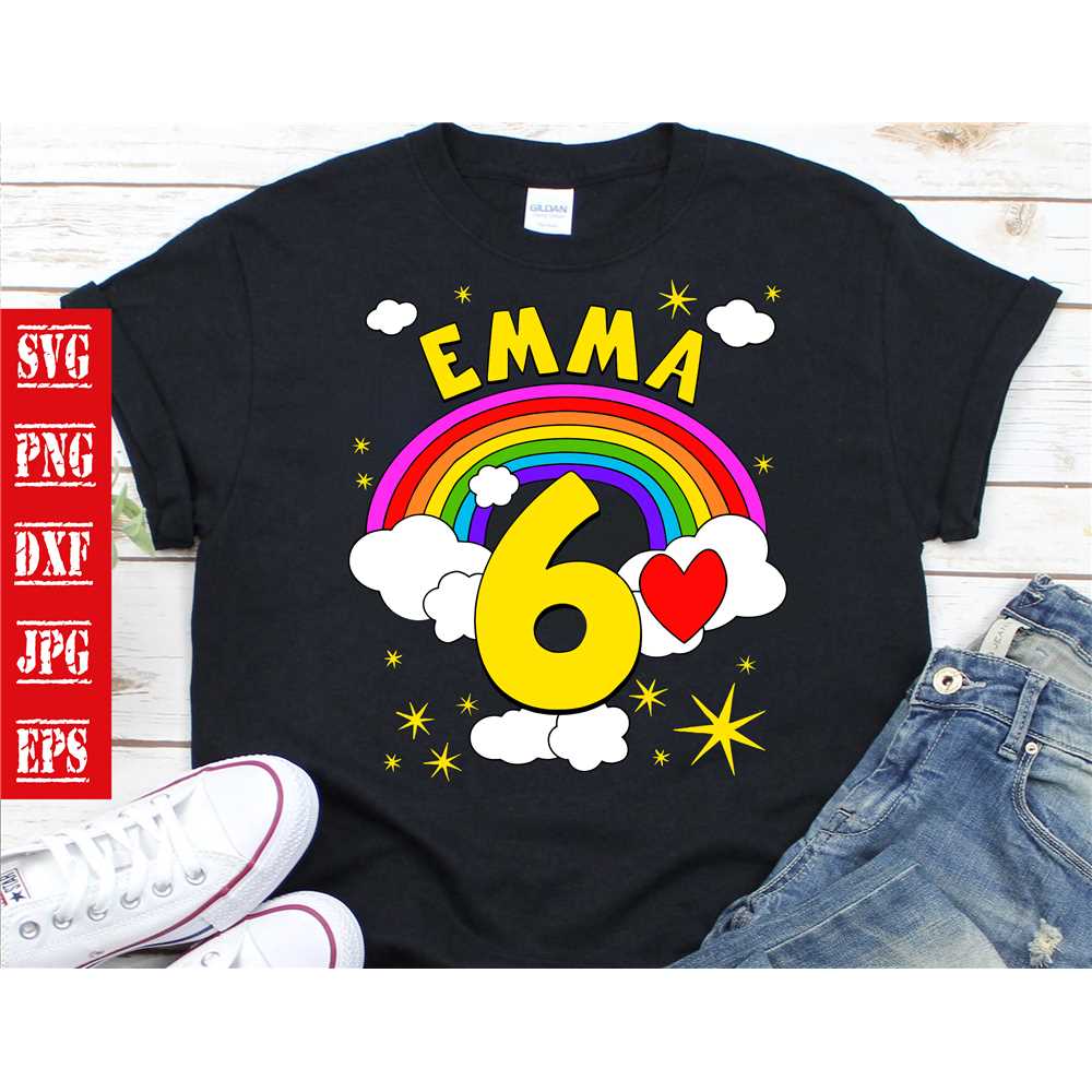 Emma 6th Birthday Svg, Birthday Svg, Emma Birthday Svg, Birt | Inspire ...