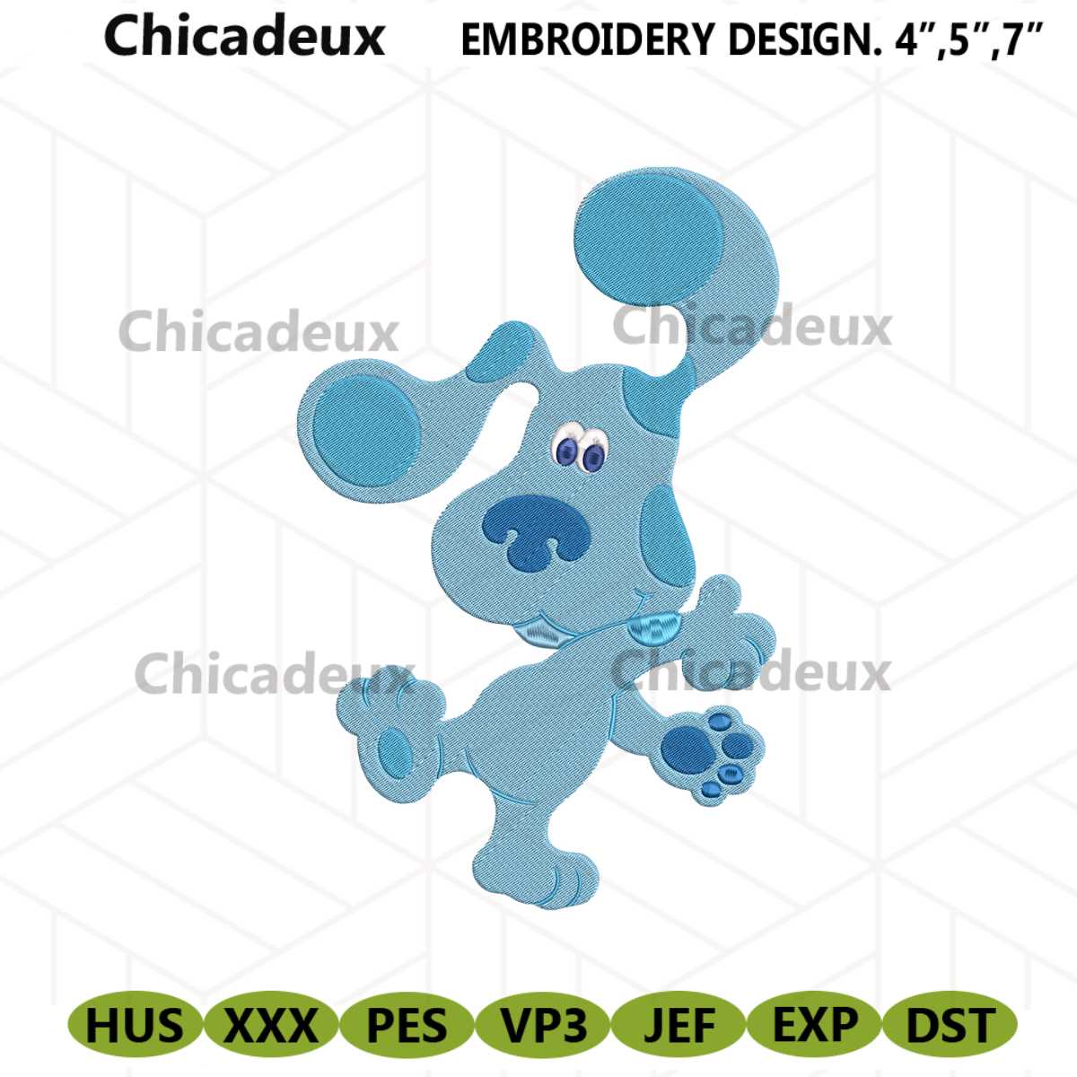 Blues Clues Embroidery Design, Blues Clues Characters Machin | Inspire ...