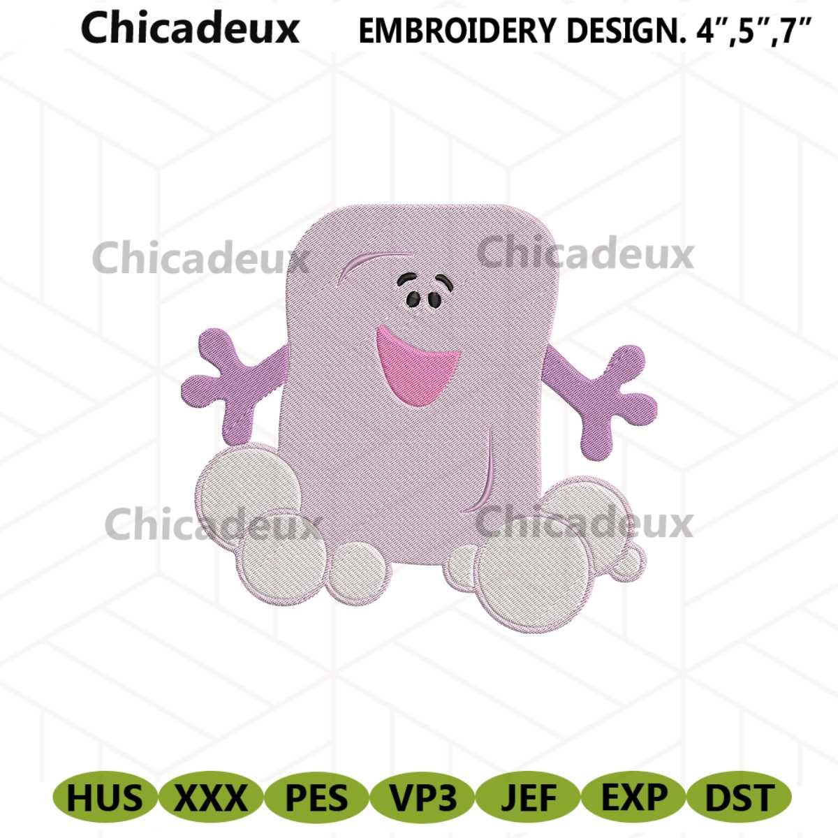 Slippery Soap Machine Embroidery Design File, Blues Clues Ch | Inspire ...