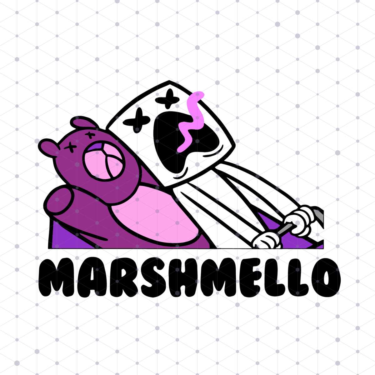 Mellogang svg, Marshmello svg, Marshmello logo svg, Marshmel | Inspire ...