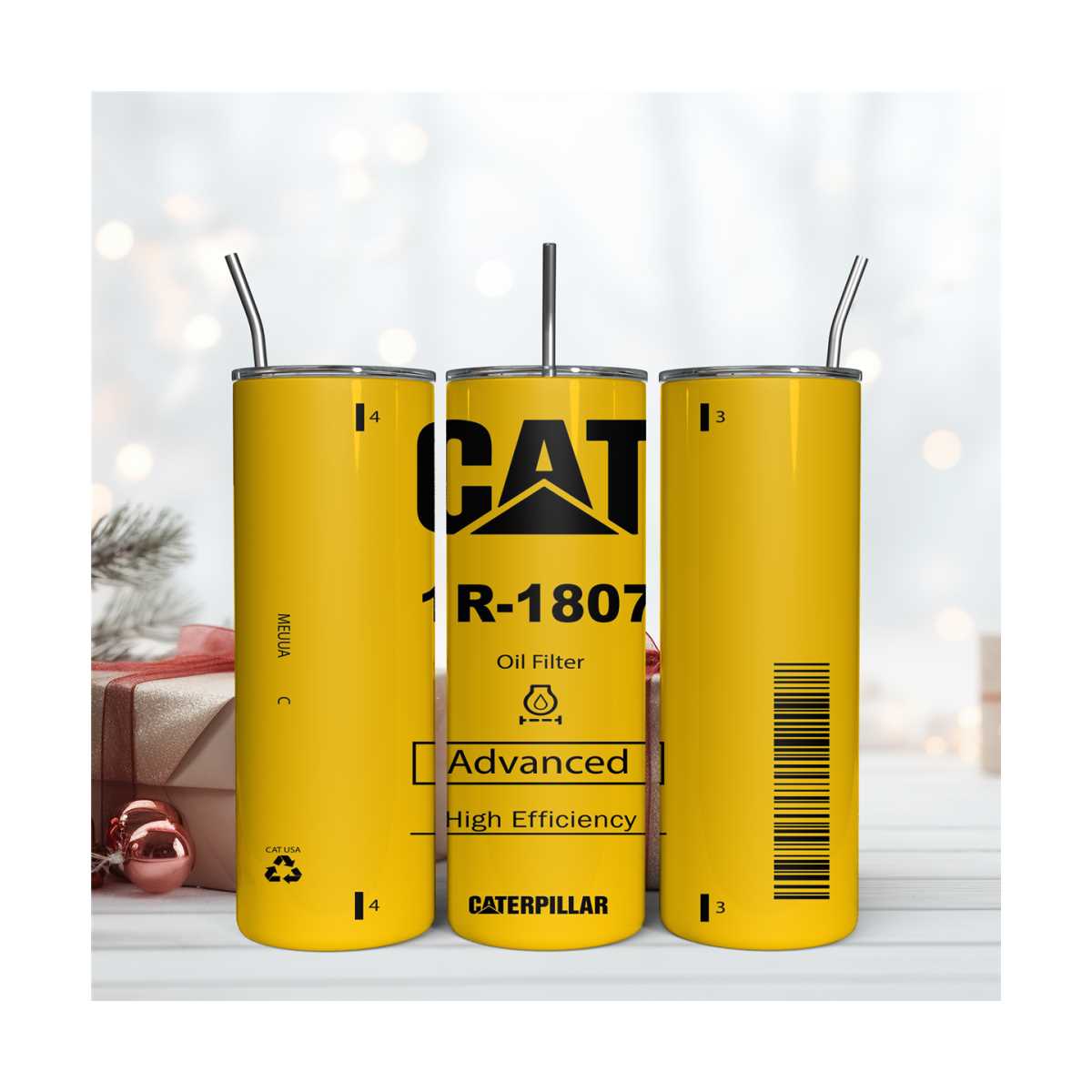 Yellow Cat Logo Tumbler Wrap, 20oz Straight Tumbler, Digital | Inspire ...