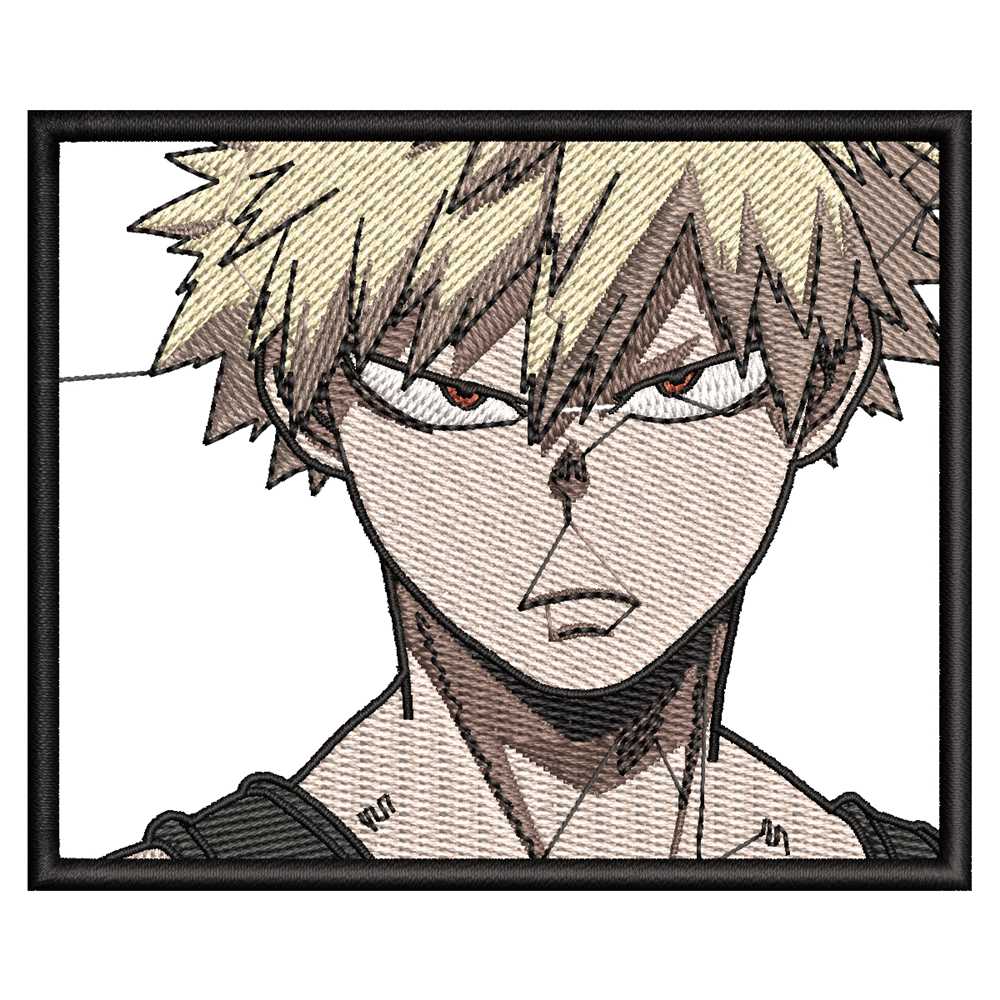 Katsuki Bakugo Embroidery Design My Hero Academia Anime Embr - Inspire ...
