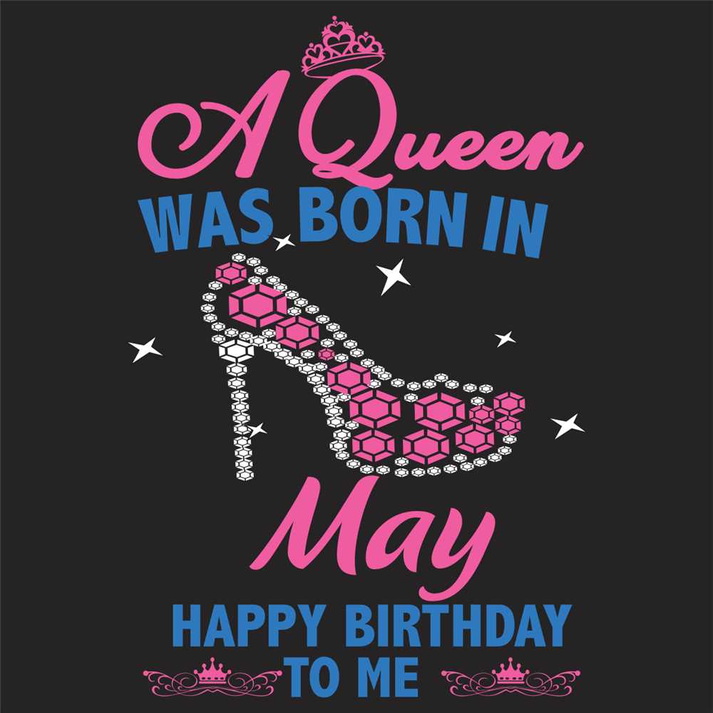 A Queen Was Born In May Svg, Birthday Svg, Happy Birthday To | Inspire ...