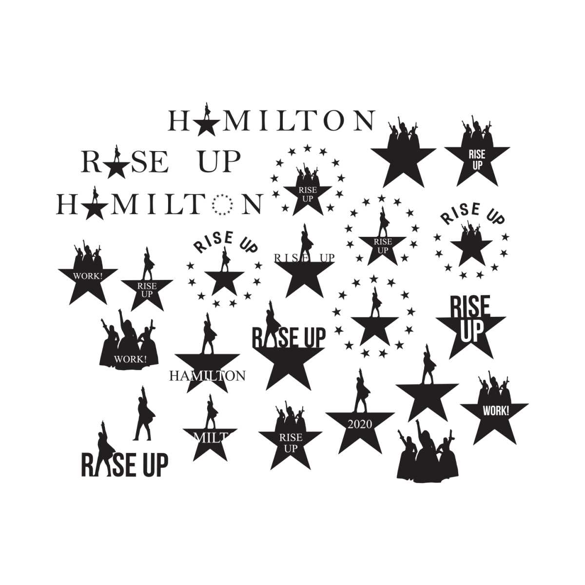 Hamilton Svg, Schuyler Sisters svg, Broadway Musical svg, St | Inspire ...