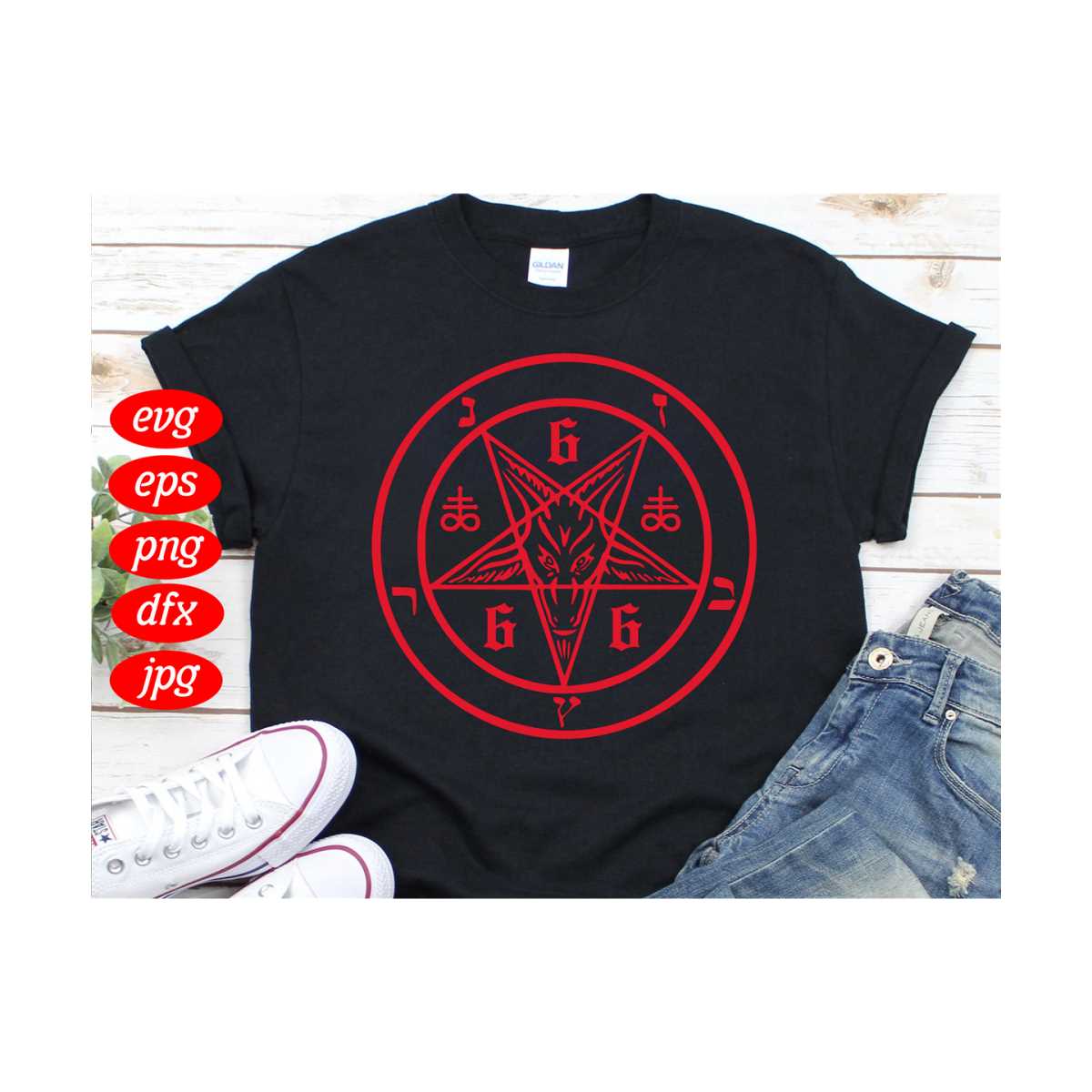Satanic Pentagram 666 Svg, Trending Svg, Satan Svg, Satanic - Inspire ...