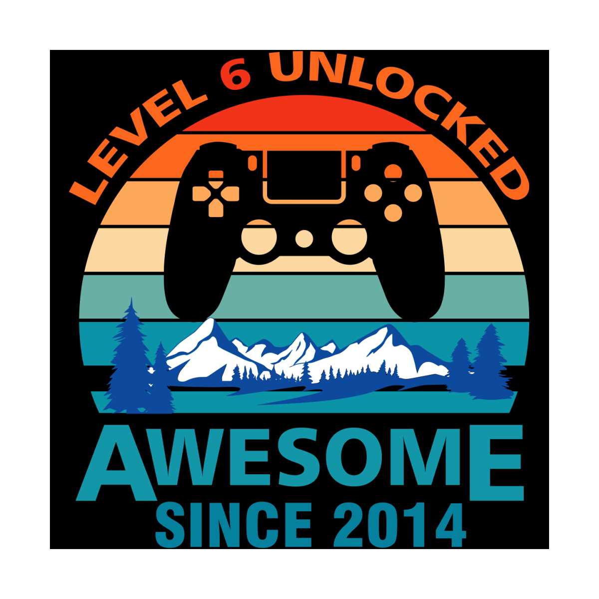 Level 6 Unlocked Awesome Since 2011, Birthday Svg, Born In 2 | Inspire ...