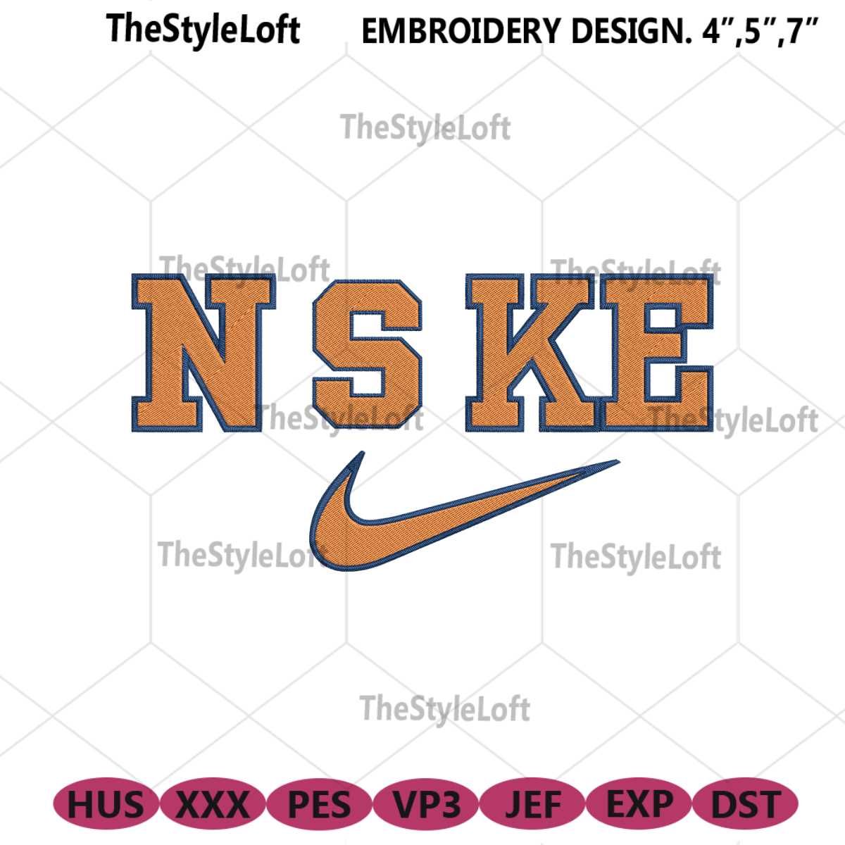 Syracuse Orange Nike Logo Embroidery Design Download | Inspire Uplift