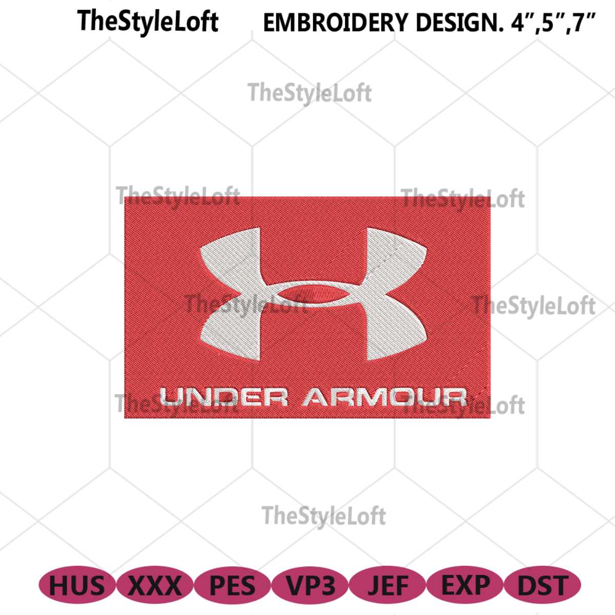 Under Armour Logo Sport Brand Embroidery Design Download | Inspire Uplift