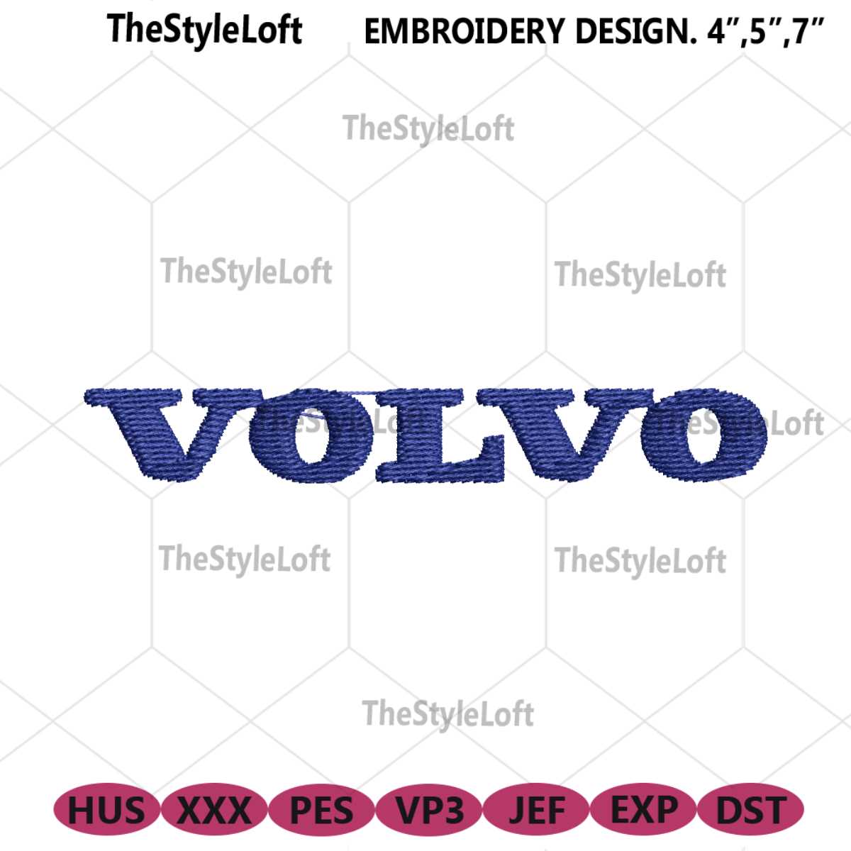 Volvo Logo Car Embroidery Design File Volvo Logo Car Embroid | Inspire ...