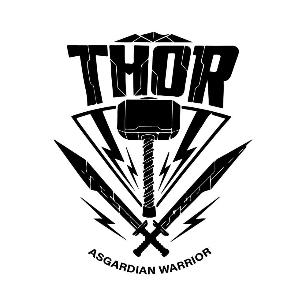 Thor Asgardian Warrior Svg Thor Svg Digital Download | Inspire Uplift
