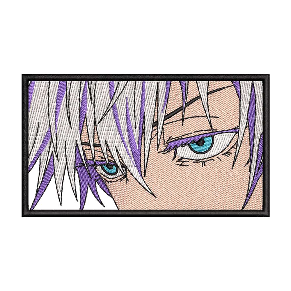 Gojo Eyes Embroidery Design Anime Jujutsu Kaisen Embroidery | Inspire ...