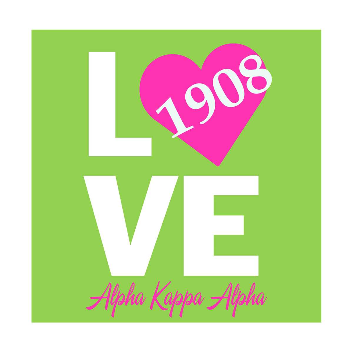 Love 1908, aka sorority gift, aka sorority svg, Aka svg, aka | Inspire ...
