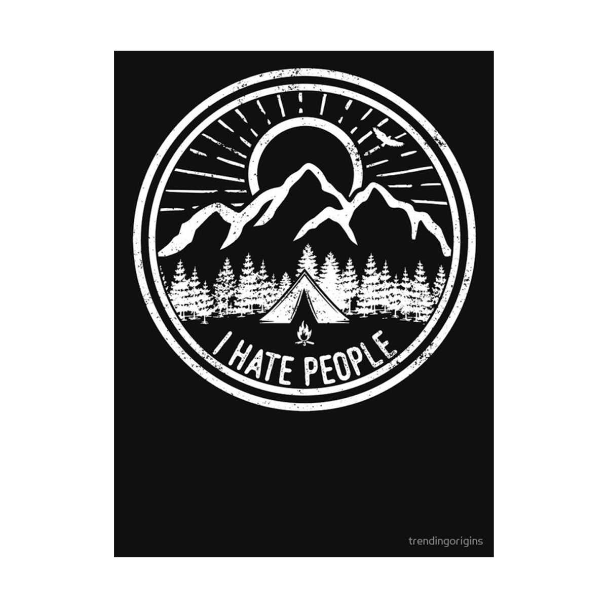 I Hate People Svg, Camping Svg, Camper Svg, Camp Svg, Mounta | Inspire ...