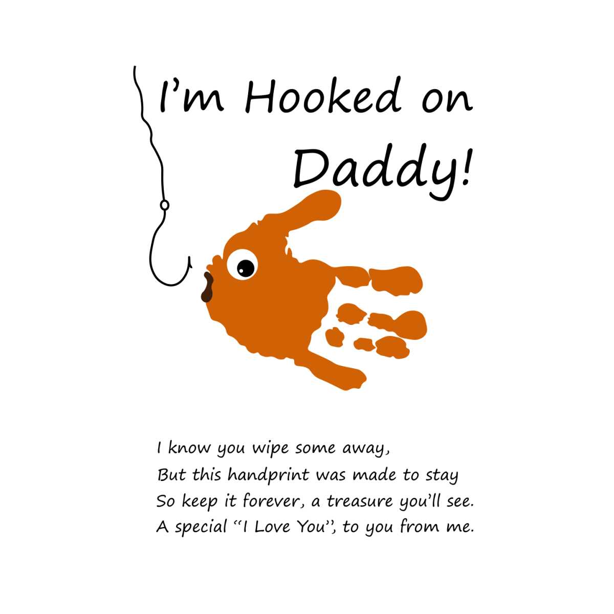 Im Hooked On Daddy Svg, Fathers Day Svg, Fathers Quotes Svg, | Inspire ...