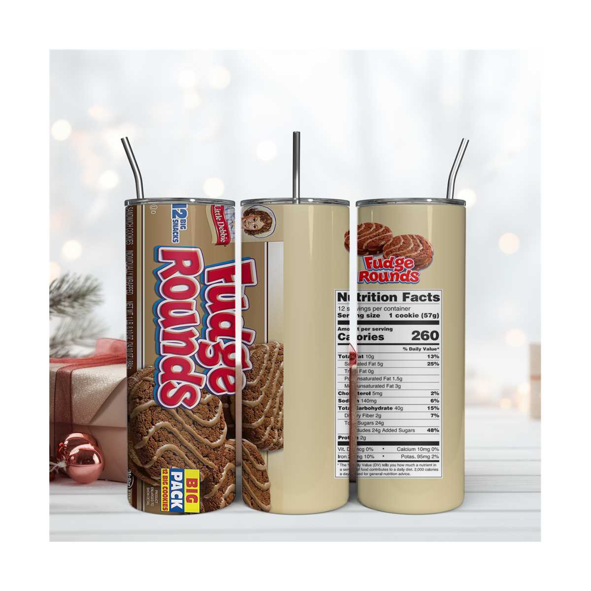 Fudge Rounds 20Oz Tumbler Wrap Sublimation Design, 20OZ Tumb | Inspire ...