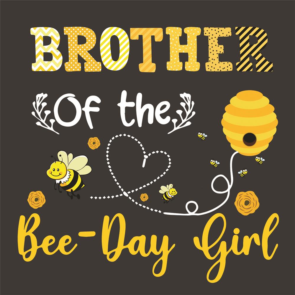 Brother Of The Bee Day Girl Svg, Birthday Svg, Brother Svg, | Inspire ...