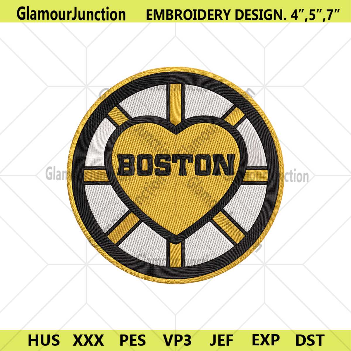 Boston Bruins Embroidery Files, NHL Embroidery Files, Boston | Inspire ...