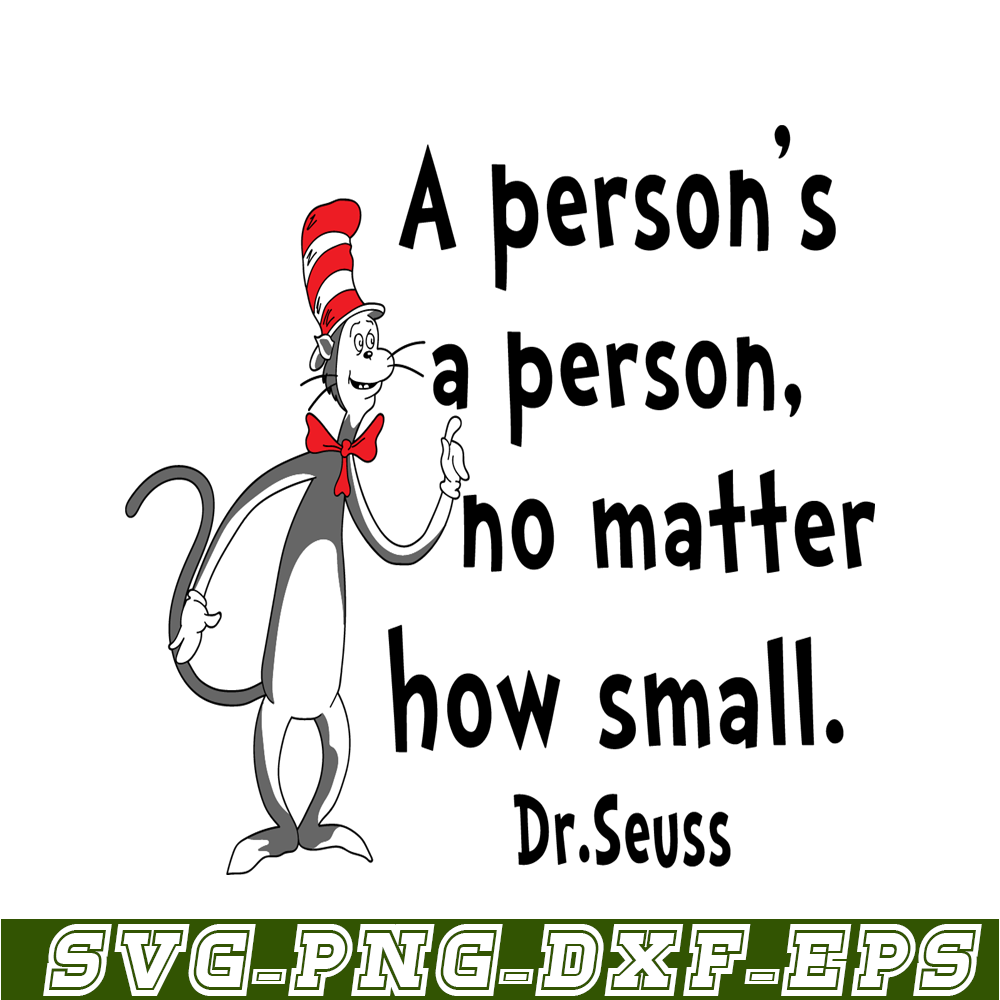 A Person Quote SVG, Dr Seuss SVG, Dr Seuss Quotes SVG DS2051 - Inspire ...