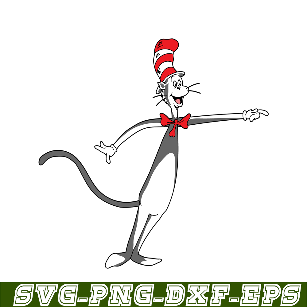 Happy Cat SVG, Dr Seuss SVG, Cat In The Hat SVG DS205122389 - Inspire ...