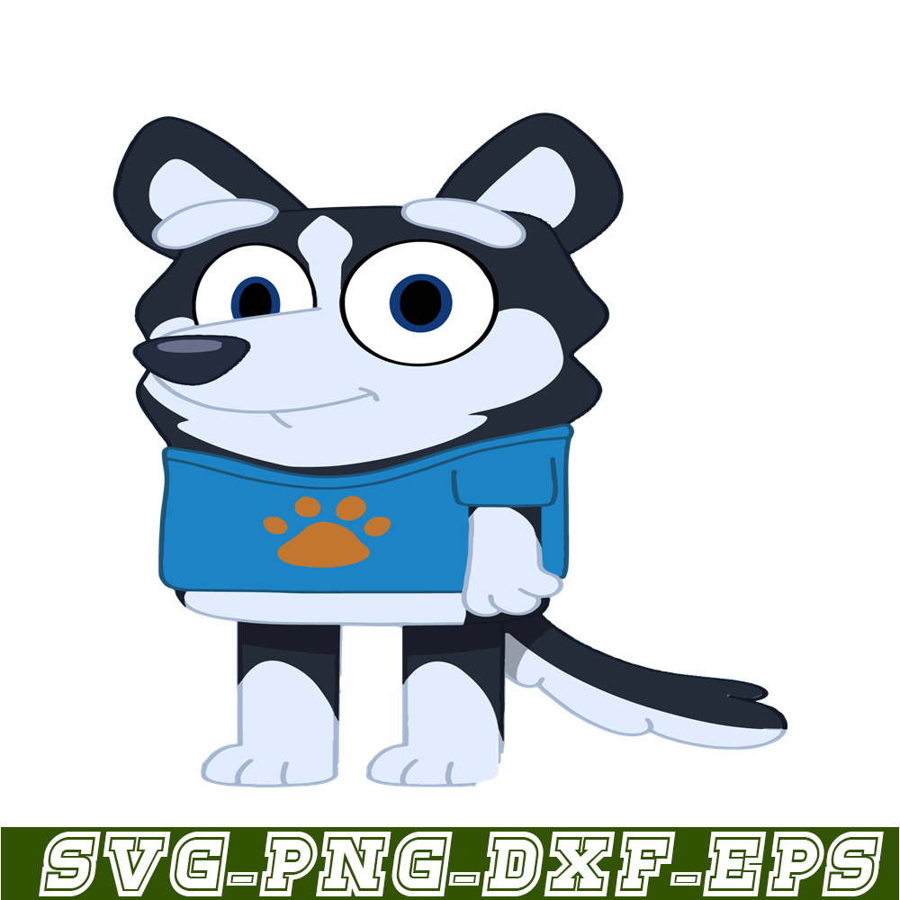 Bluey Dog SVG PNG PDF Bluey Characters SVG Bluey Cartoon SVG - Inspire ...