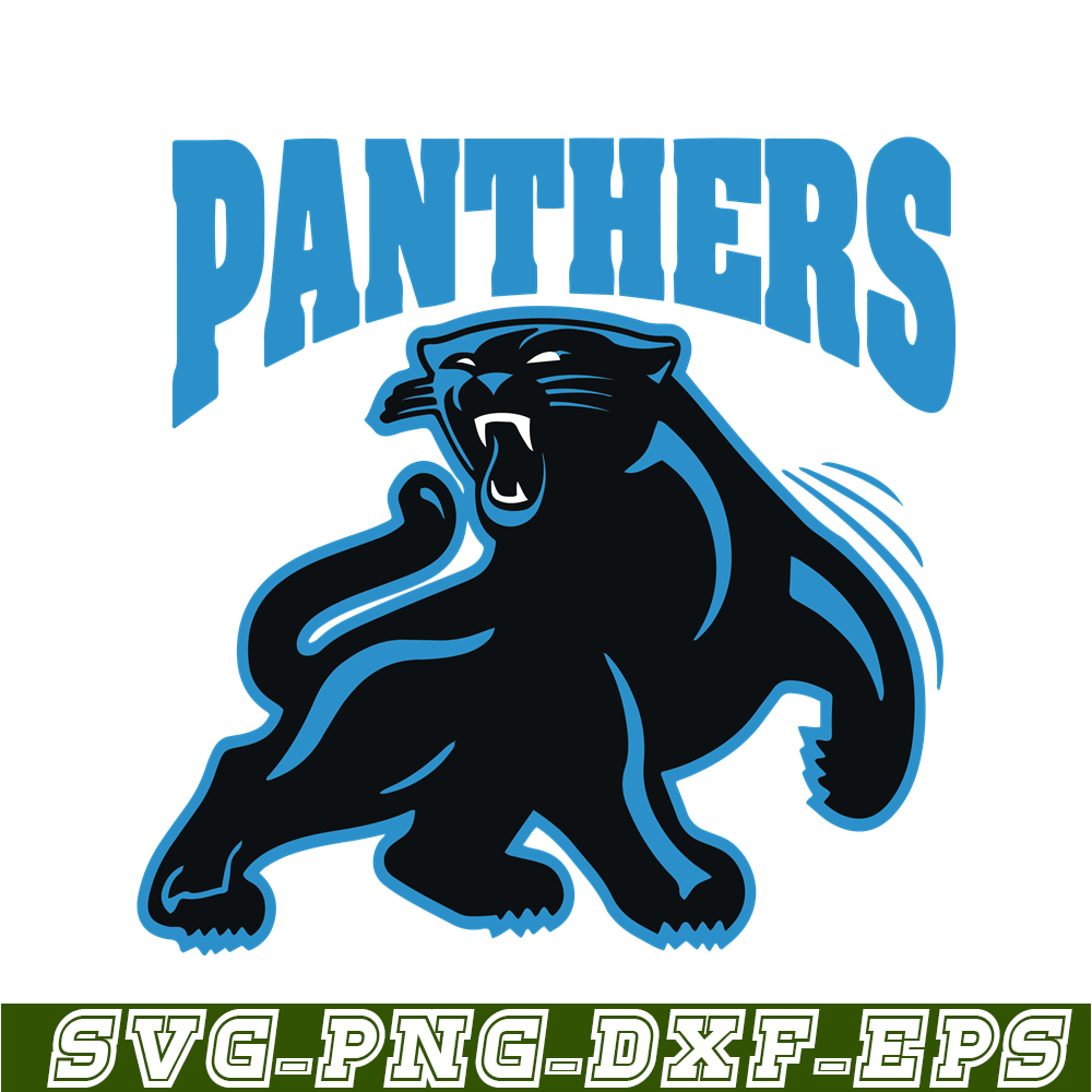 The Panthers Mascot SVG PNG DXF EPS, Football Team SVG, NFL - Inspire ...