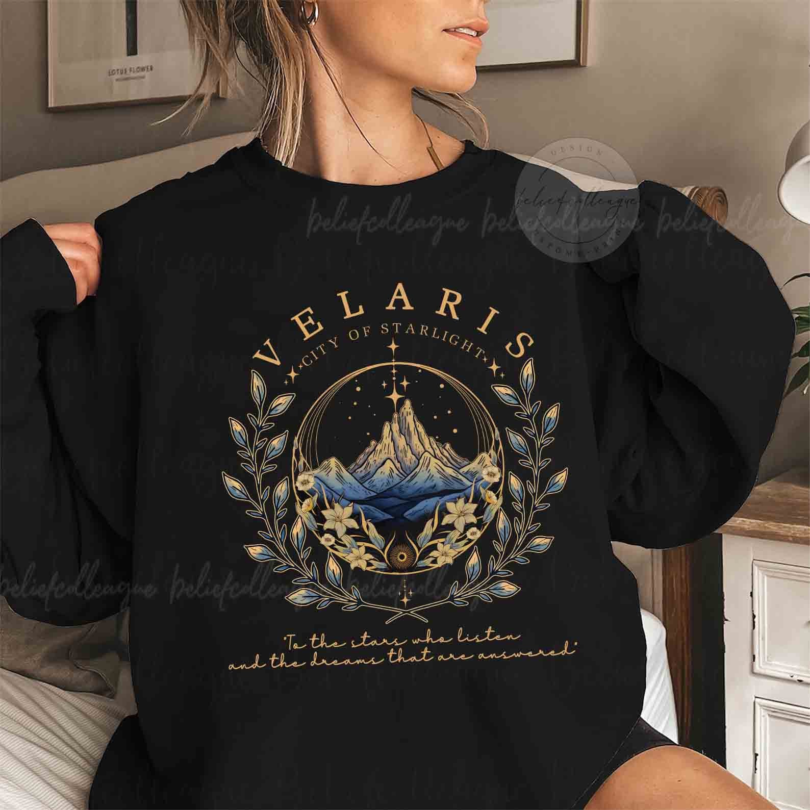 Velaris Sweatshirt ,Velaris ACOTAR Shirt, Velaris City Of St - Inspire ...