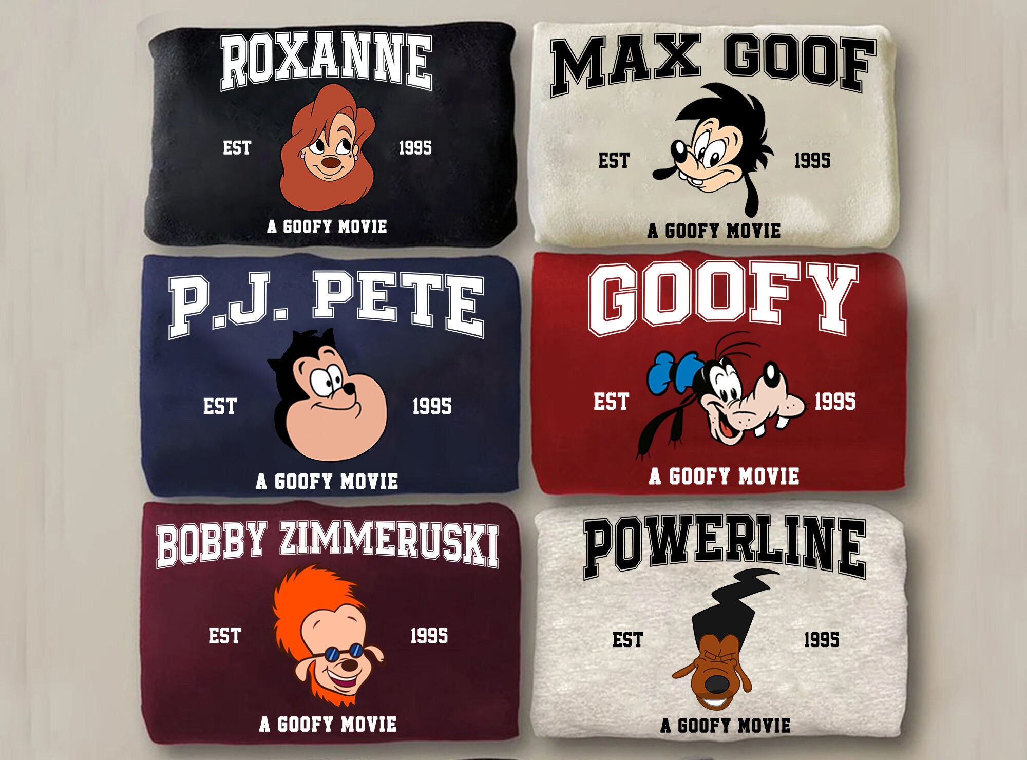 Disney A Goofy Movie Characters Shirt, A Goofy Movie 1995 G | Inspire ...