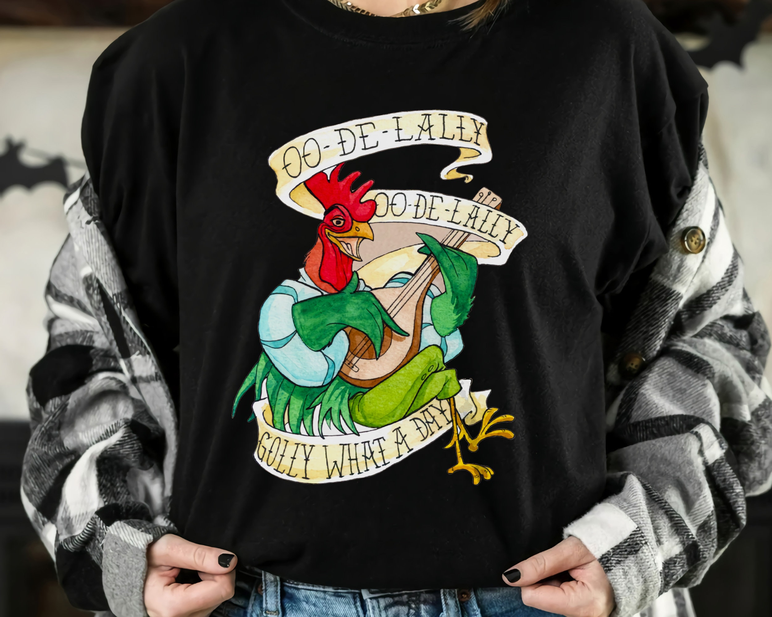 Disney Robin Hood Funny Alan A Dale Rooster OO De Lally Shir | Inspire ...
