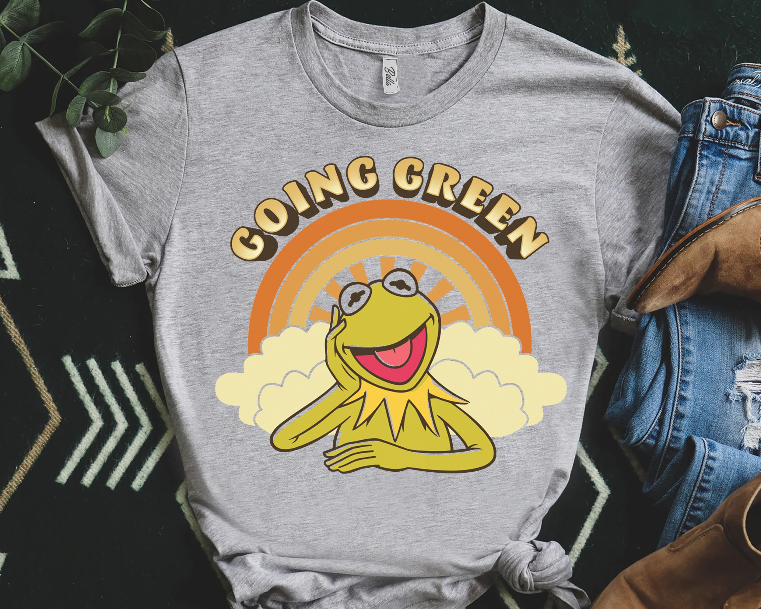 Disney The Muppets Show Kermit The Frog Going Green Sunrise | Inspire ...