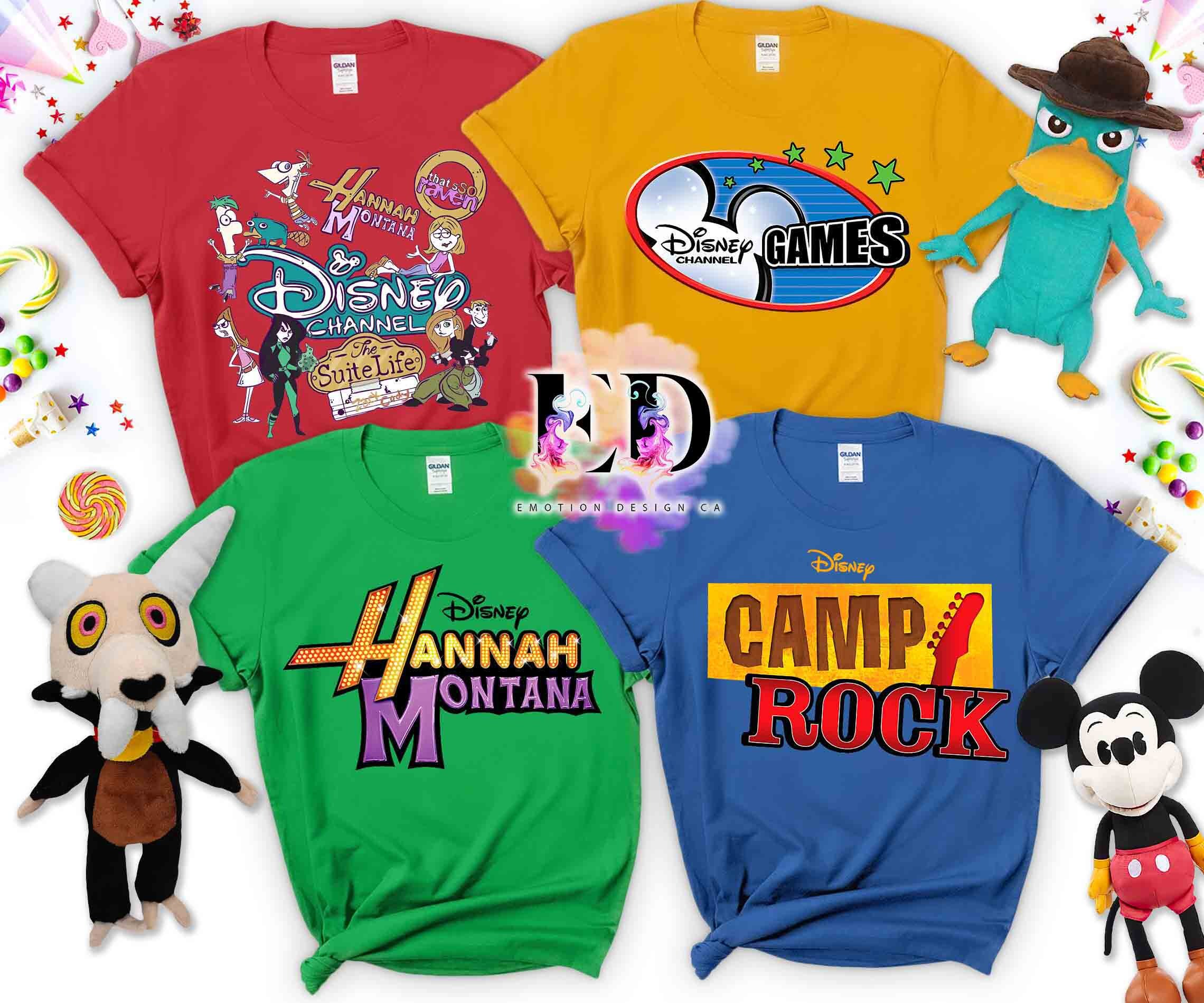 Retro Disney Channel Movies Games Logo Classic T-Shirt, Vint | Inspire ...