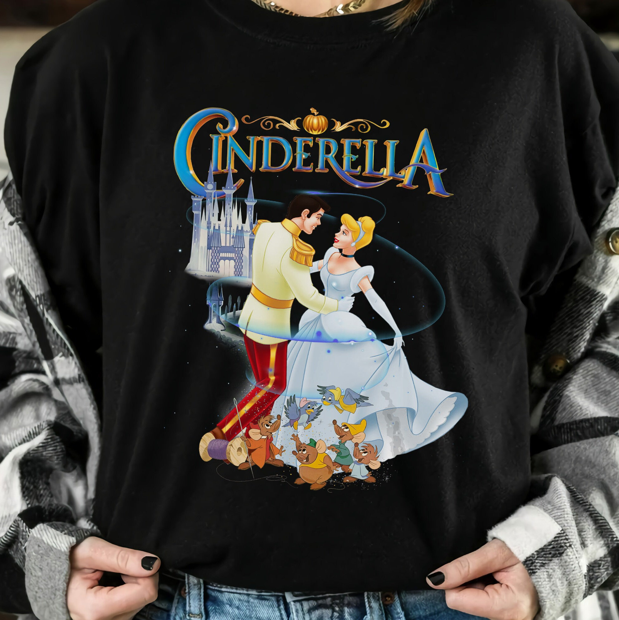 Retro Disney Cinderella and Prince Dancing Poster Shirt, Mag | Inspire ...