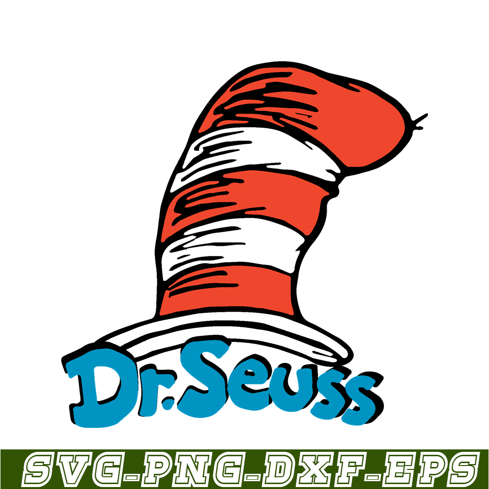 Dr Seuss With The Hat SVG, Dr Seuss SVG, Cat In The Hat SVG | Inspire ...