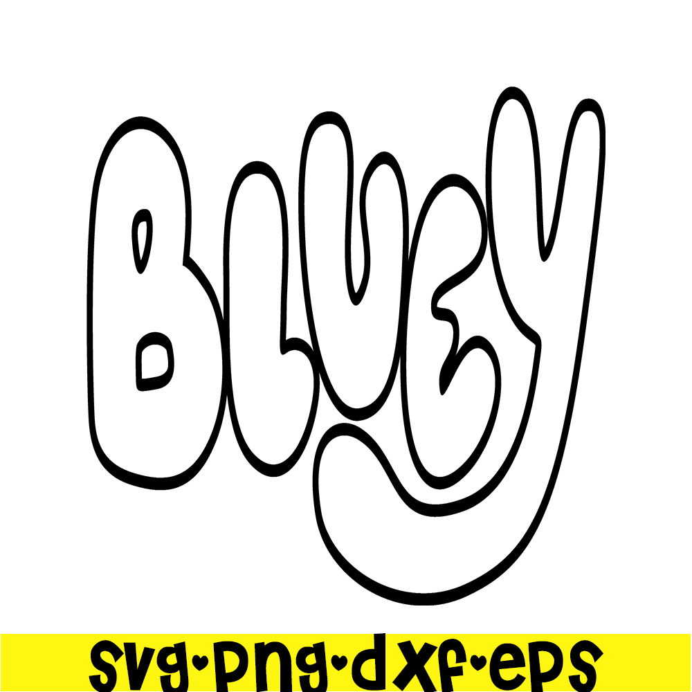 Bluey Logo SVG PNG DXF EPS Bluey Movie SVG Bluey SV | Inspire Uplift
