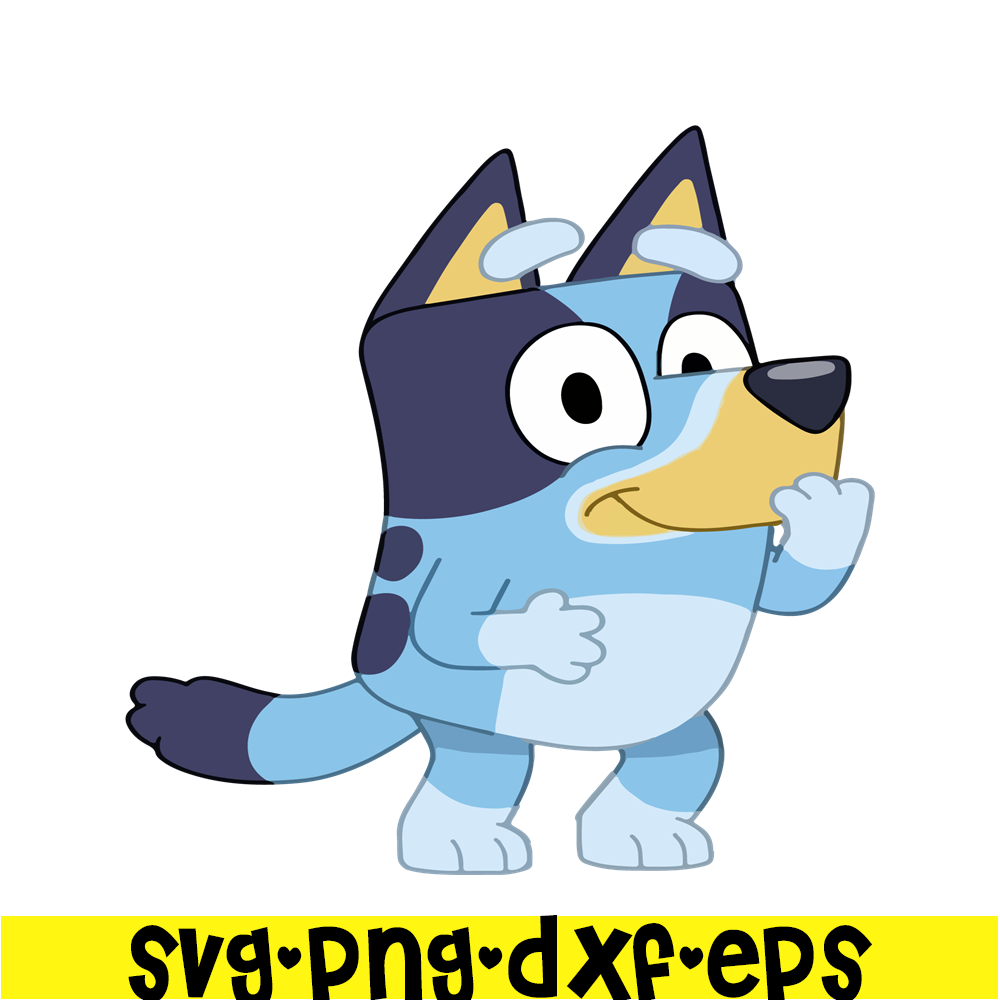 Bluey Bandit Secret SVG PDF PNG Bandit Heeler SVG Bandit Blu | Inspire ...