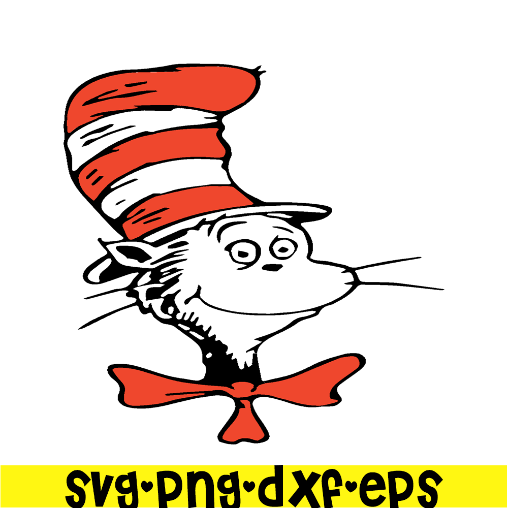 The Happy Cat SVG, Dr Seuss SVG, Cat In The Hat SVG DS205122 | Inspire ...